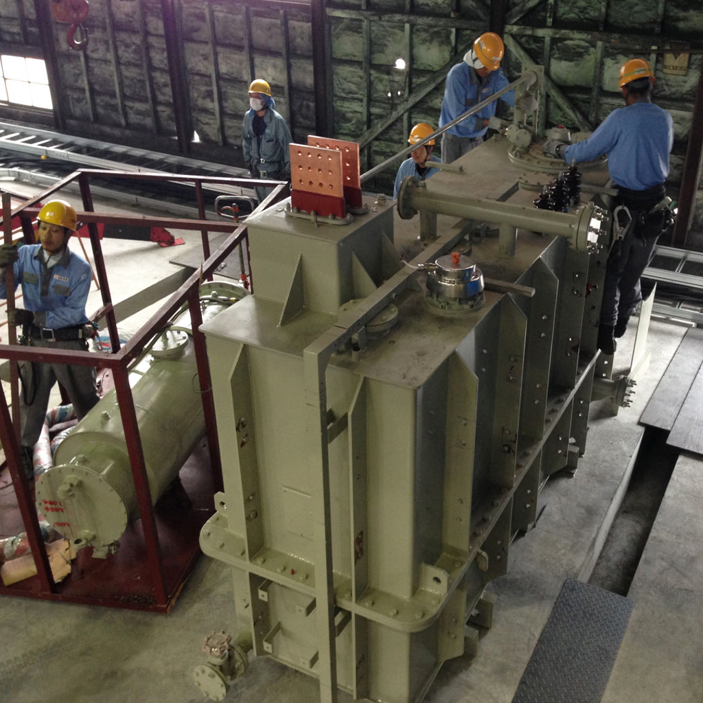 Graphite Heating Rectifier Project in Japan - Zhengzhou Liyuan Haina ...